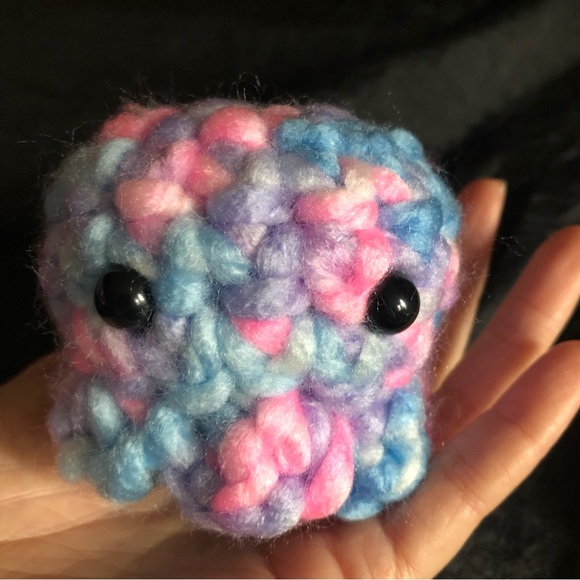 Toys | Set Of 2 Handmade Knitted Hexapus Octopus With Stubby Tentacles ...